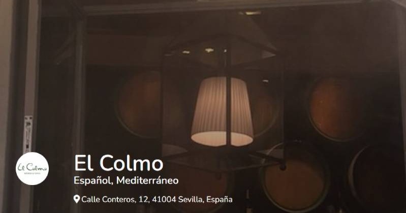 Restaurante EL COLMO – Visita Sevilla